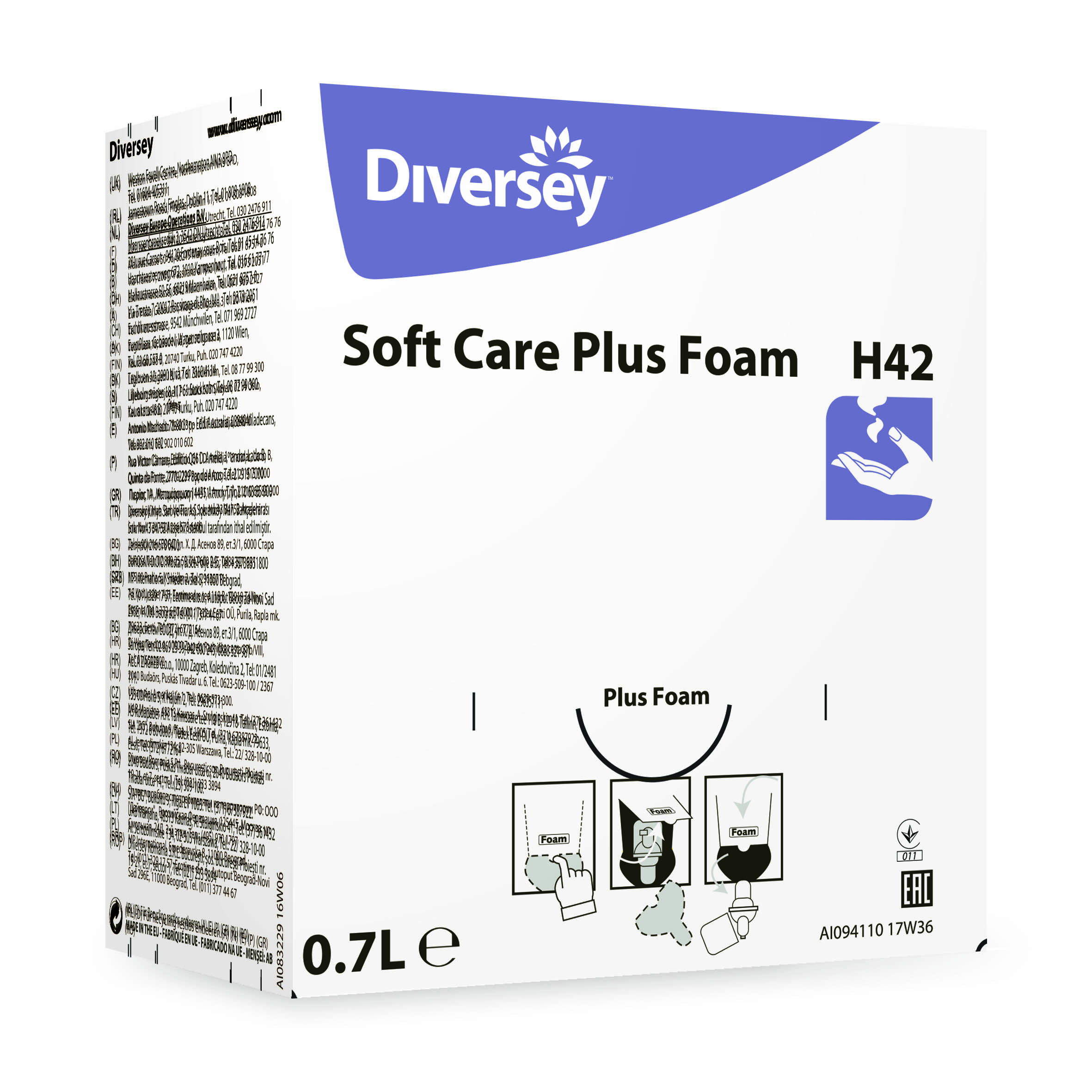 Diversey launches Soft Care Plus range